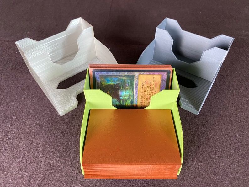 V2 Playing Card Deck Holder Tray Draw and Discard - Etsy