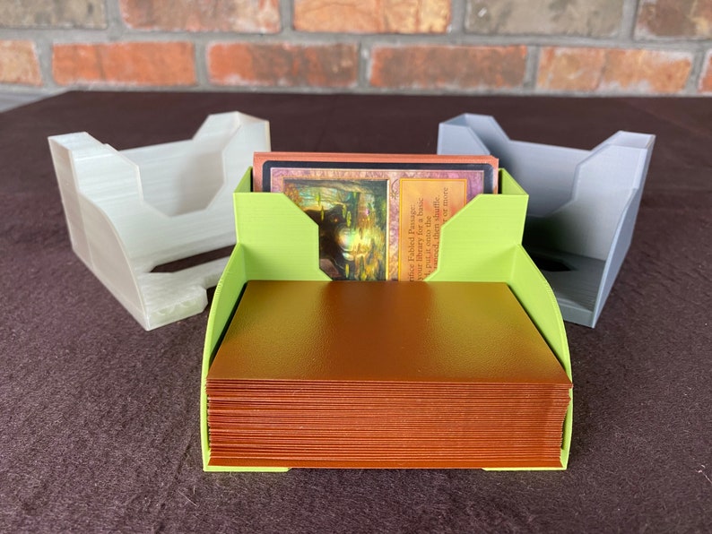 V2 Playing Card Deck Holder Tray Draw and Discard - Etsy