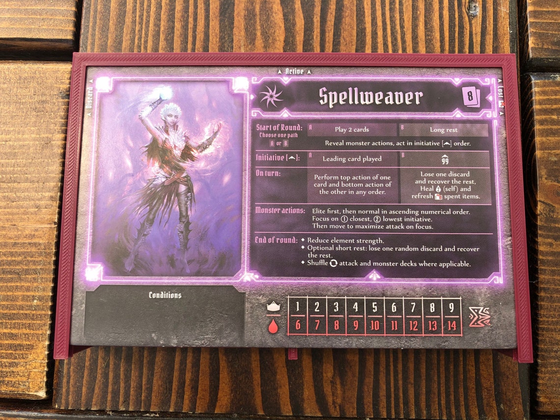 Gloomhaven Character Box Organizer Gloomhaven Player - Etsy India