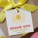 Sunshine Favor Tags, Editable Tags, Printable Favor Tags, Sunshine ...