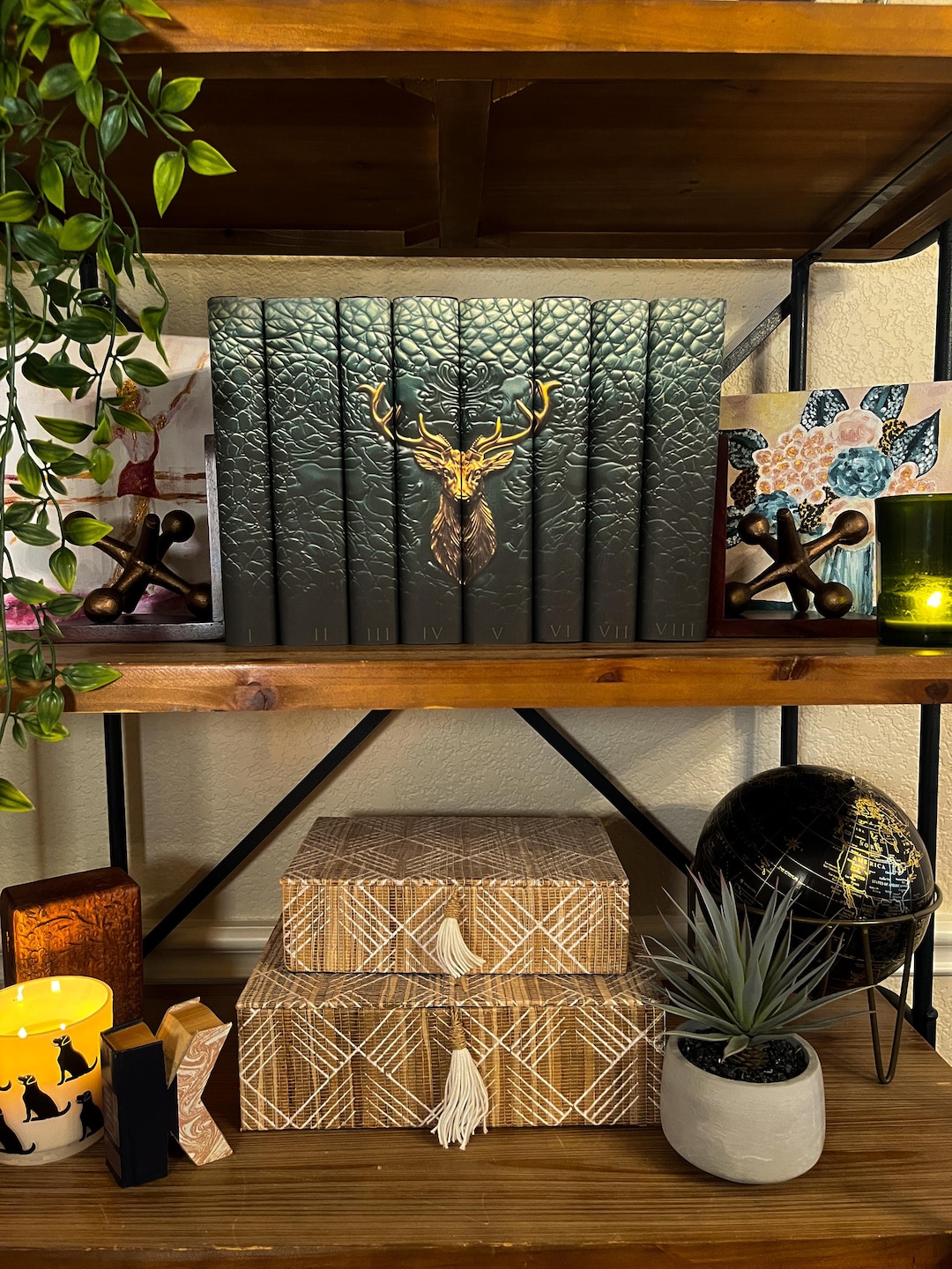 Terrasen Stag Book Covers: Throne of Glass Inspired Dust Jackets ...