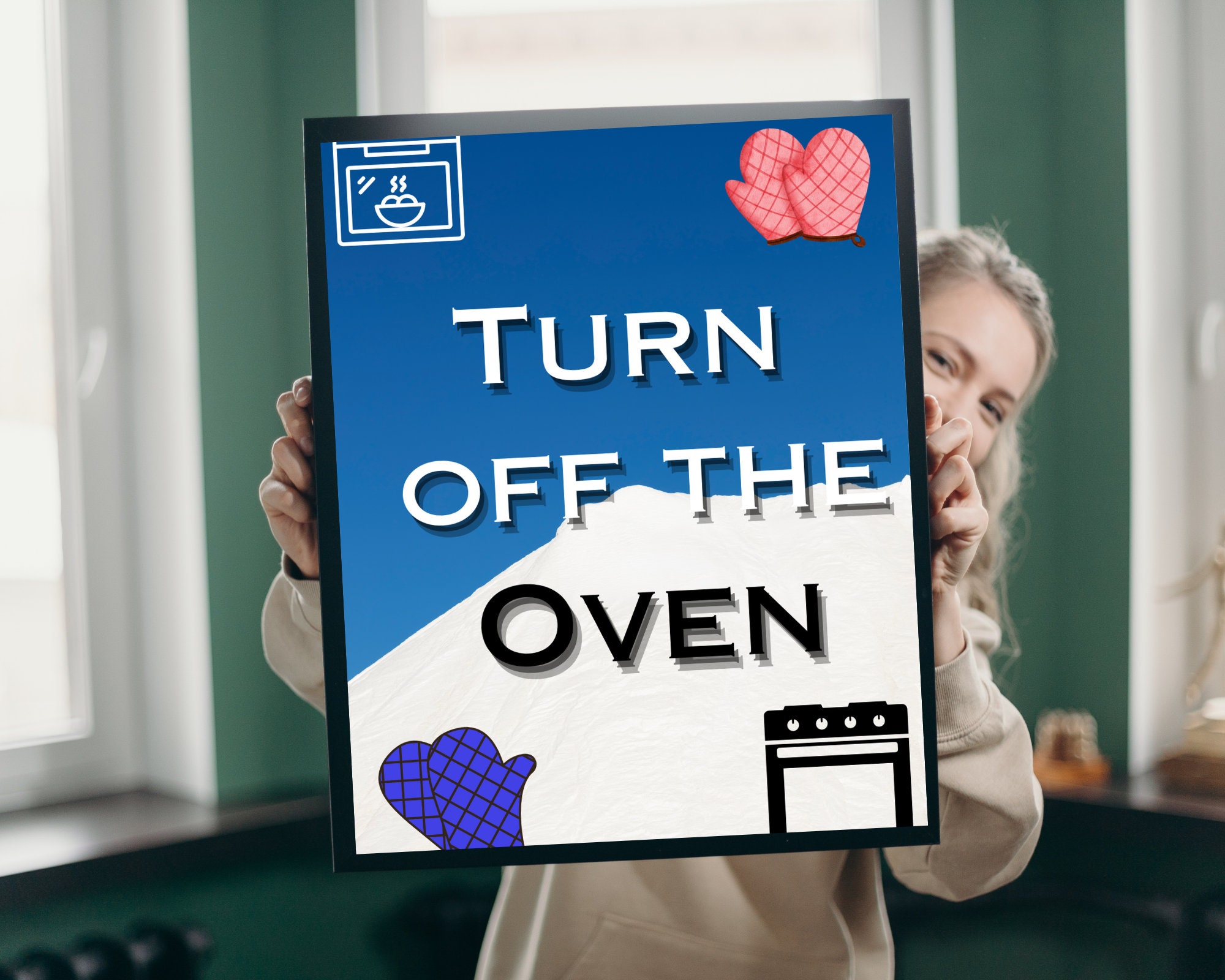 Turn off the Oven Reminder Wall Art | Elderly | Digital Prints | Home ...