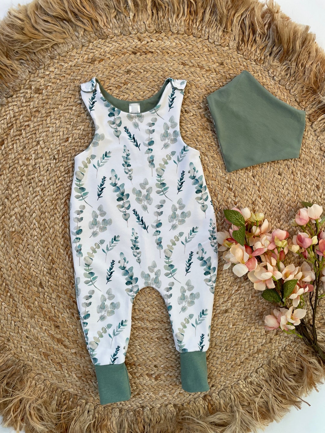 Romper Baby Suit With Snap Fasteners Leisure Suit Baby Dress Scarf With ...