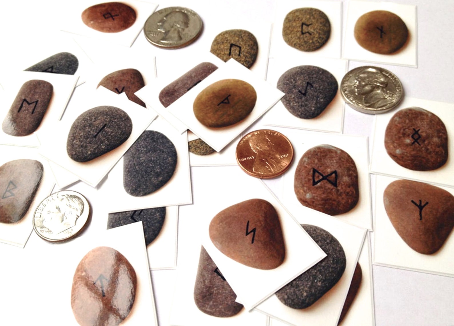 Buy Printable Rune Cards Set of Runes Stones PDF Online in India - Etsy