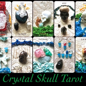 Crystal Skull Tarot Deck With Book by Rachel Pollack - See Videos! - Etsy