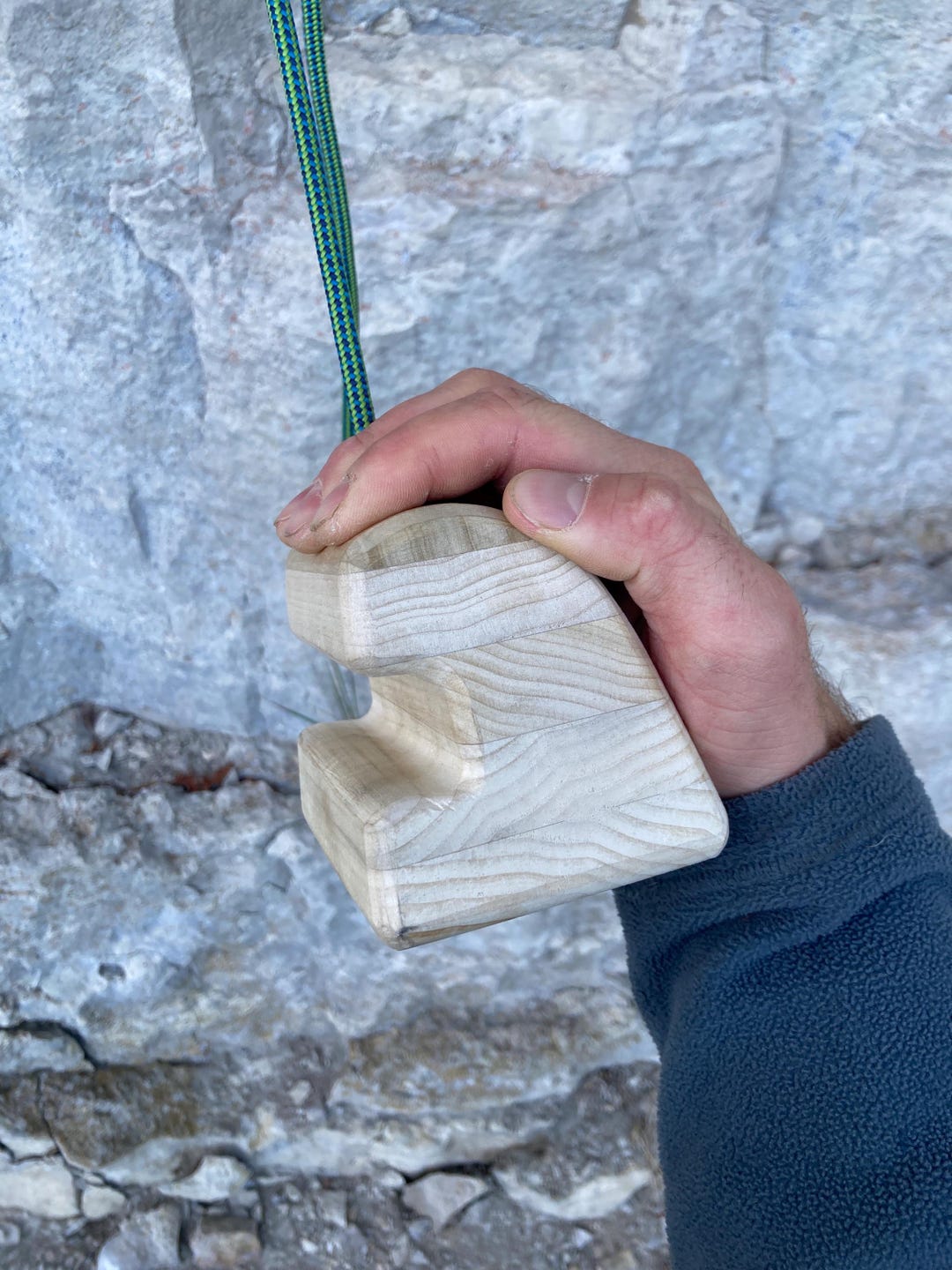Clunk Block - Portable Climbing Hangboard - Train Finger Strength on ...