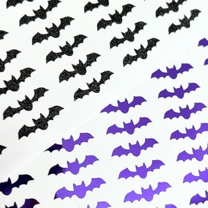 1 Inch Mini Bat Sticker Sheet 25 Mm | Small Stickers | Tiny Bats | Bujo ...