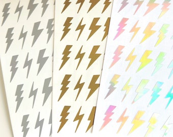 Lightning Strike Stickers - Etsy