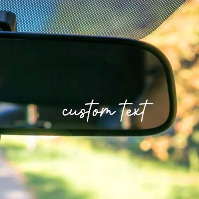 Rear View Mirror on Car - Etsy