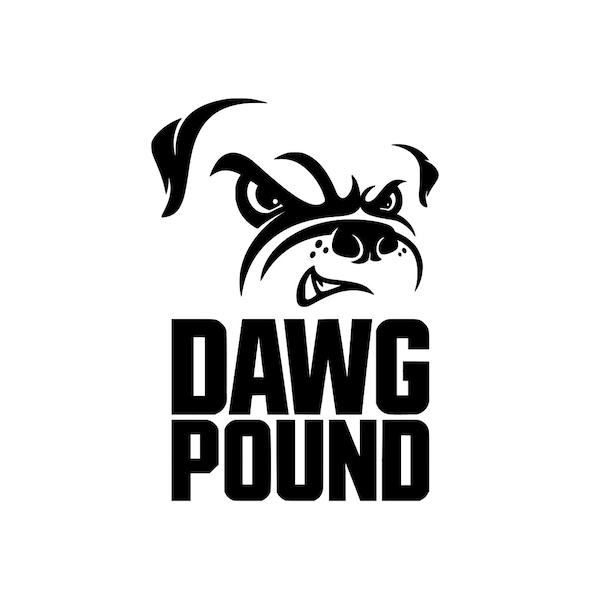 Cleveland Browns Dawg Decal - Etsy