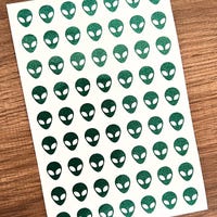 Alien Girl in Bikini Sticker - Weatherproof Vinyl Small 2.5 Inch Tall ...