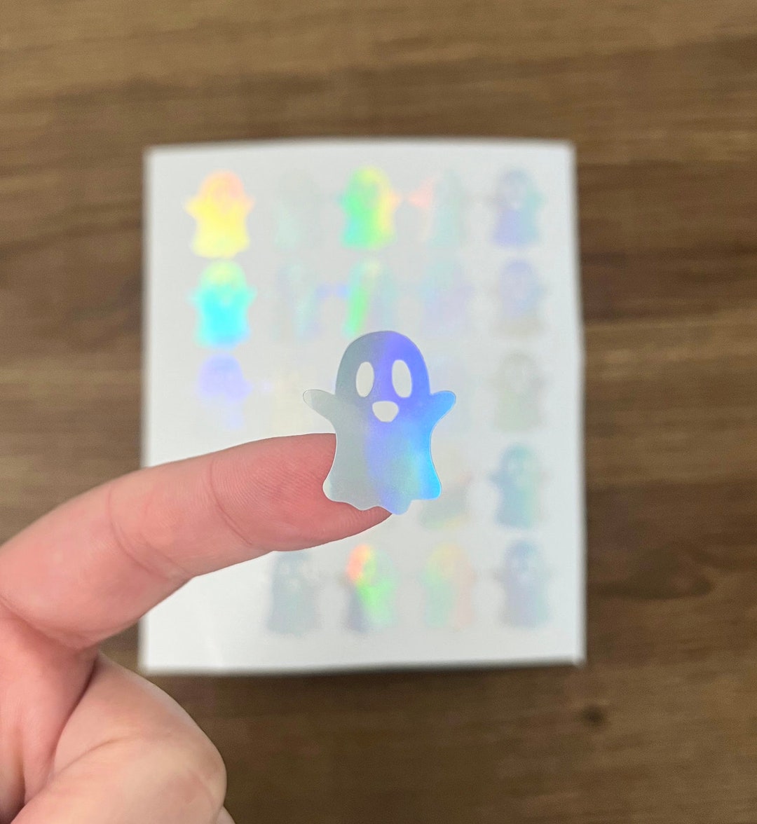 1 Inch Mini Ghost Sticker Sheet 25 Mm Small Stickers Tiny Ghost Bujo ...