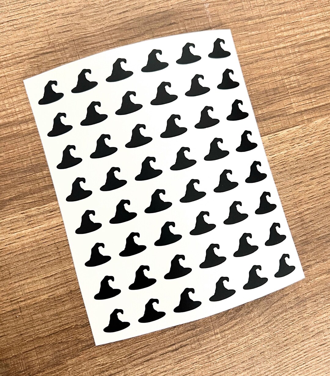 1/2 Inch Mini Witch Hat Sticker Sheet 13mm | Small Witch Hat Stickers ...