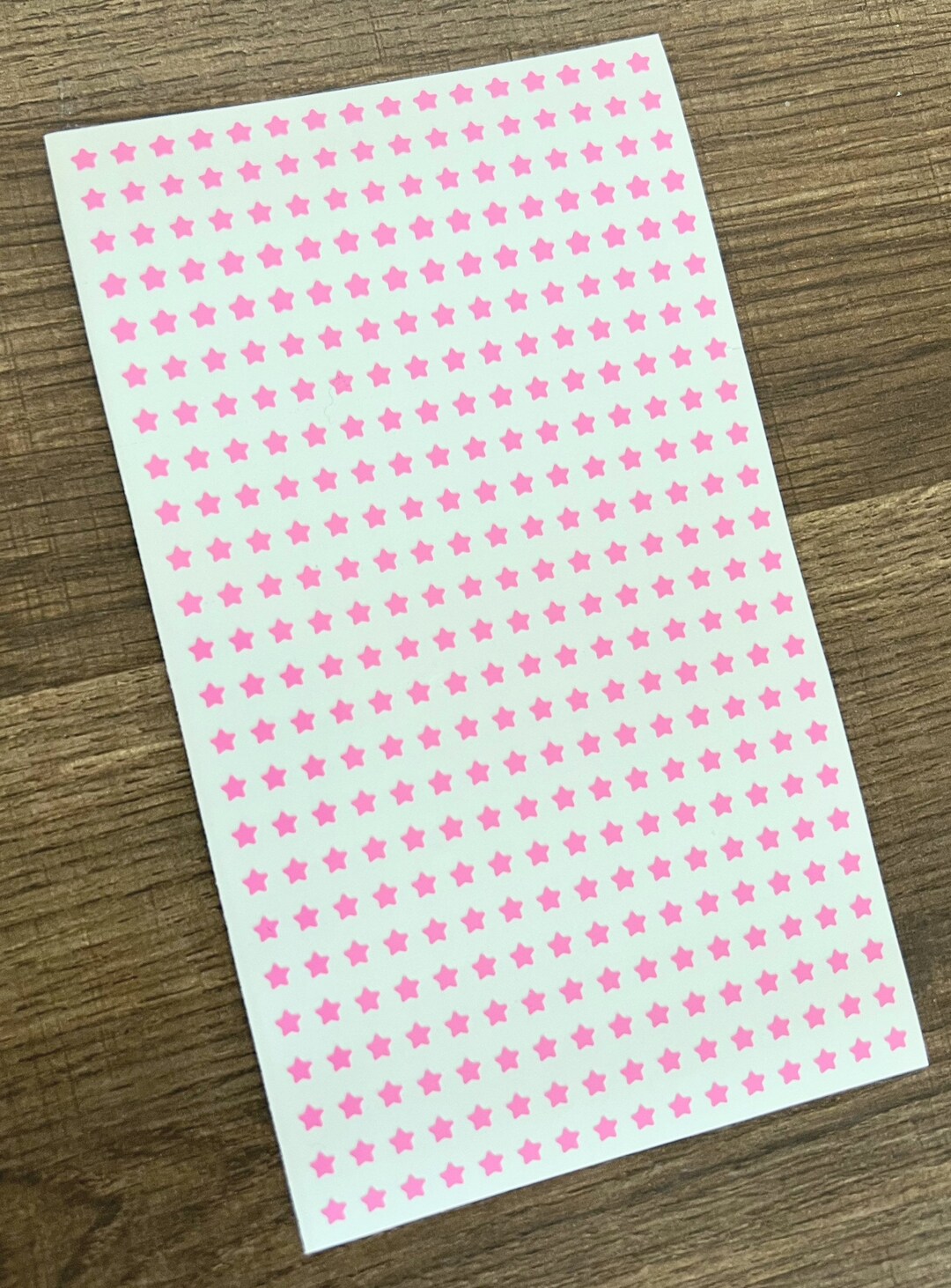 4mm Micro Bubble Star Sticker Sheet | Small Star Stickers | Tiny Star ...