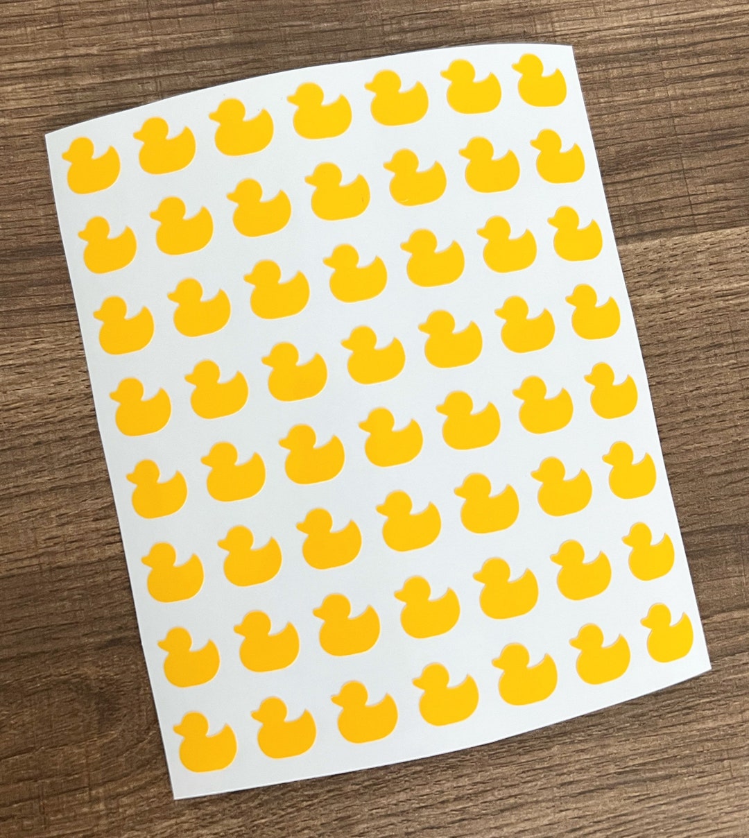 1/2 Inch Mini Rubber Ducks Sticker Sheet 13mm | Small Duck Stickers ...