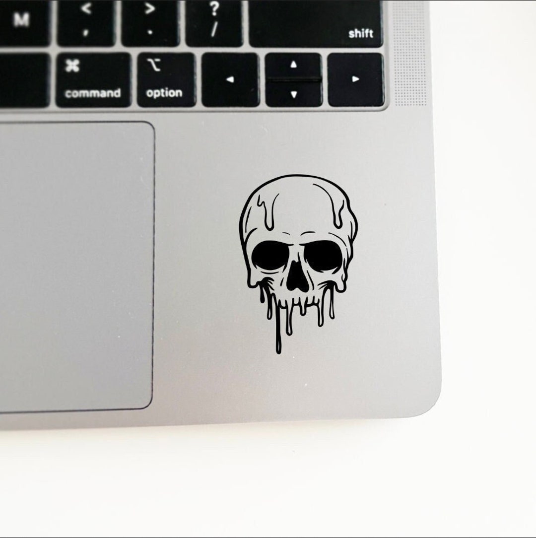 Drip Skull Vinyl Decal | Melting Skull | Car Decal | Car Sticker ...