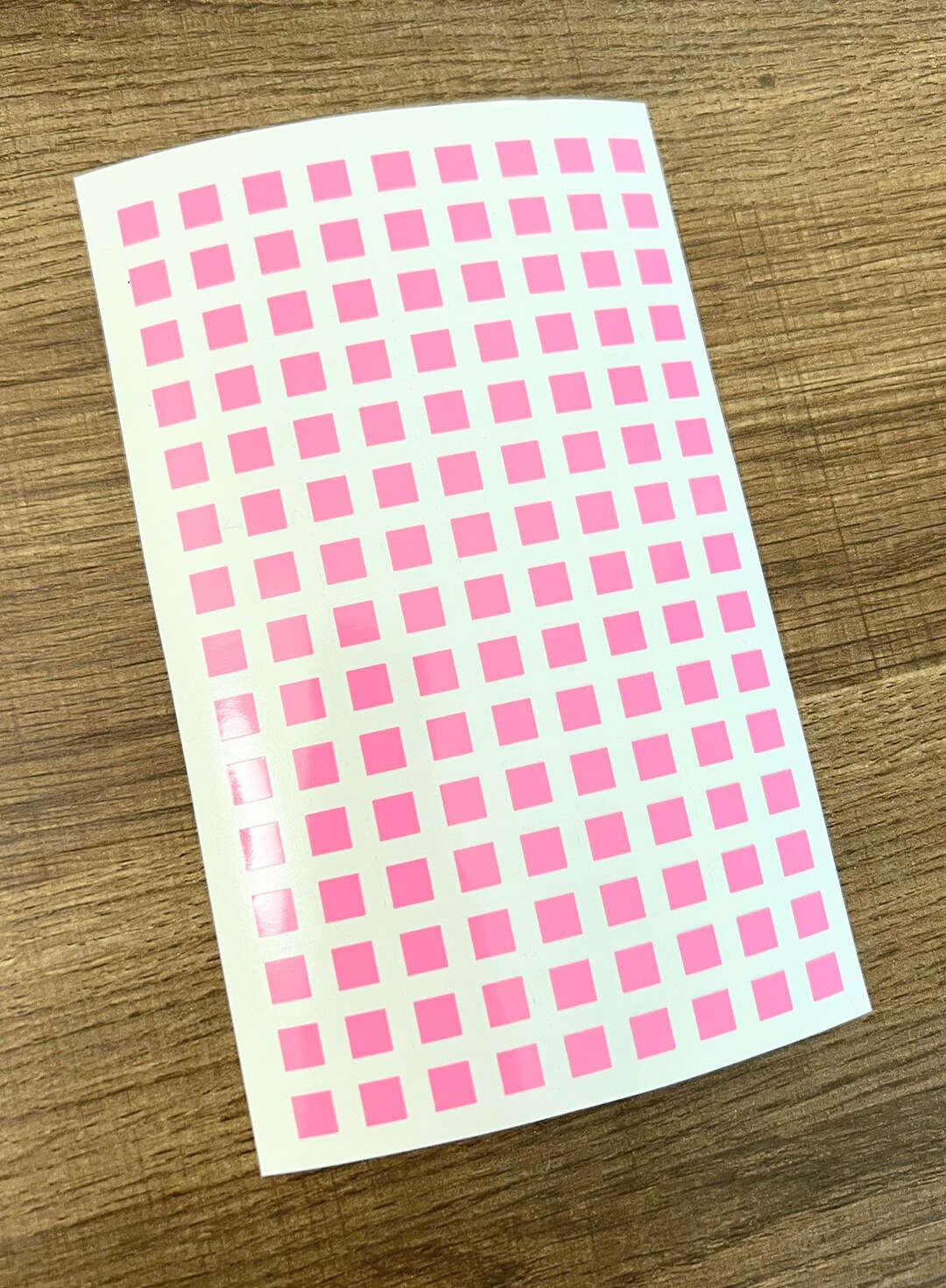1/4 Inch Mini Square Sticker Sheet 6mm | Small Stickers | Tiny Squares ...