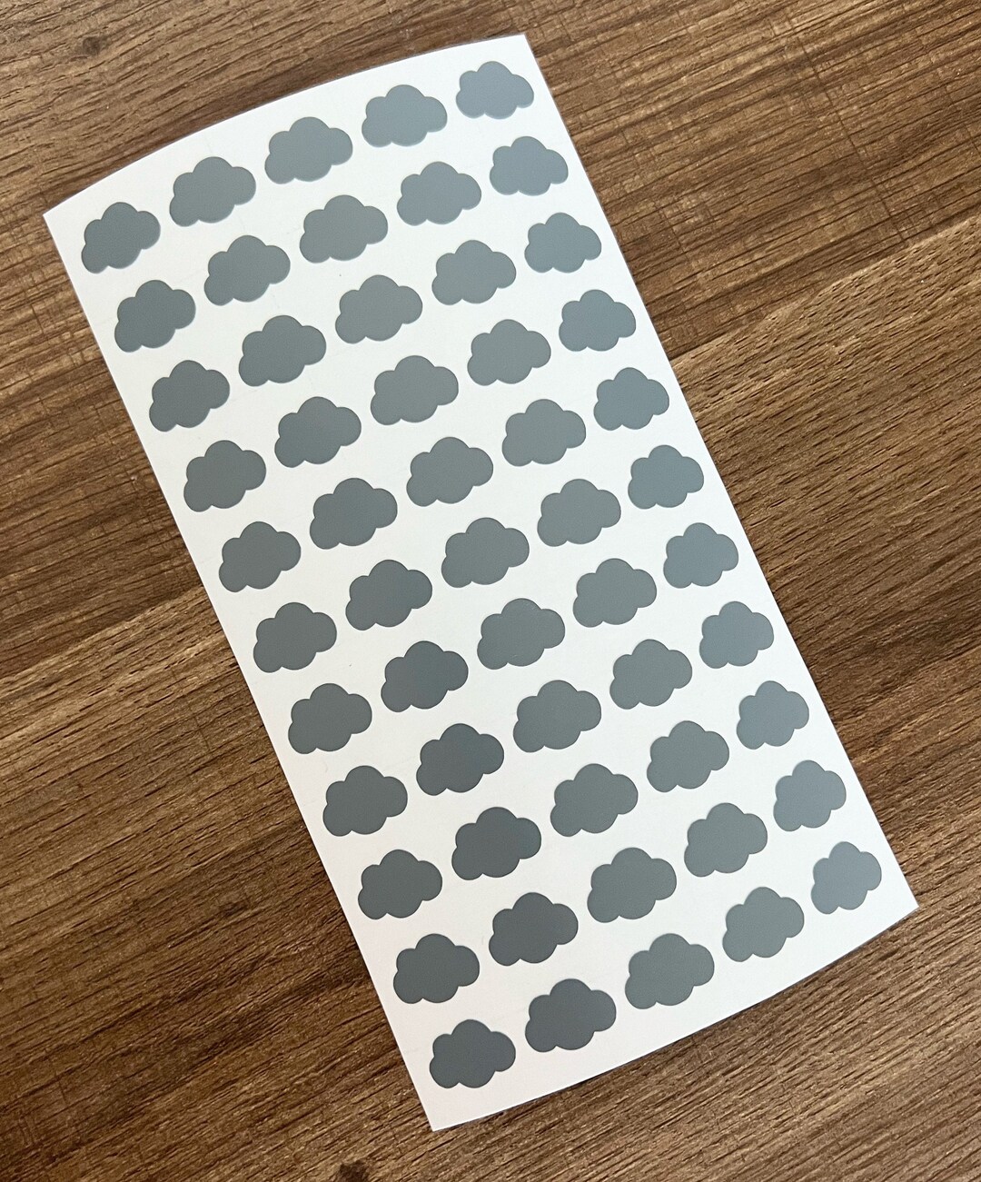 1/2 Inch Cloud Sticker Sheet 13mm | Small Clouds Stickers | Tiny Cloud ...