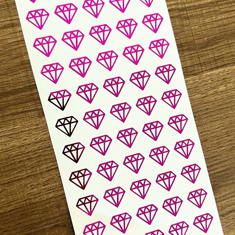 Diamond Stickers - Etsy