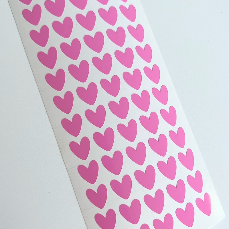 Small Heart Stickers - Etsy