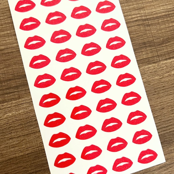 Lips Nail Stickers - Etsy