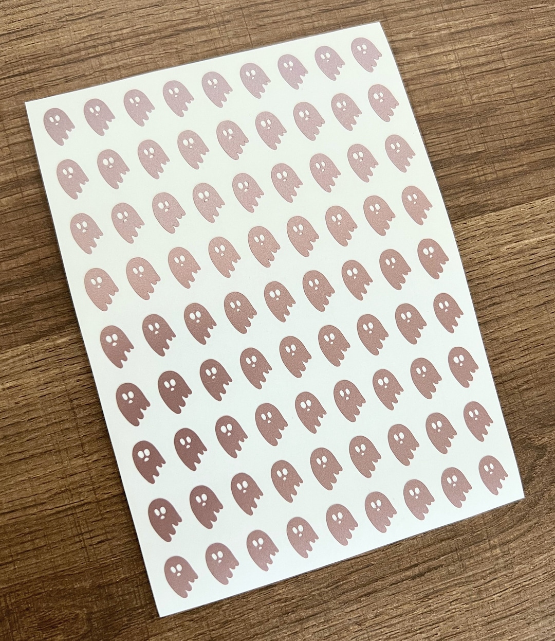 1/2 Inch Mini Ghost Sticker Sheet 13mm | Small Stickers | Tiny Ghost ...