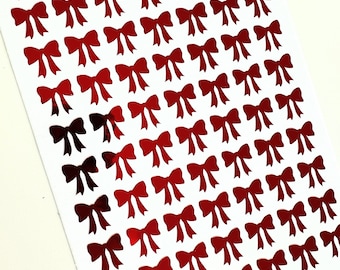 Ribbon Vinyl Sticker Sheet - Etsy