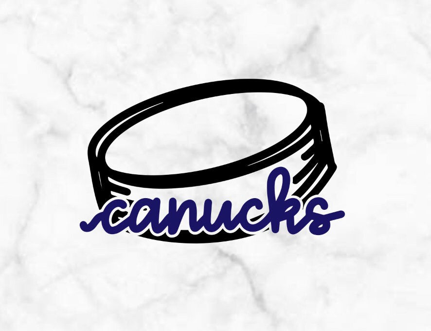 Canucks Logo Black And White