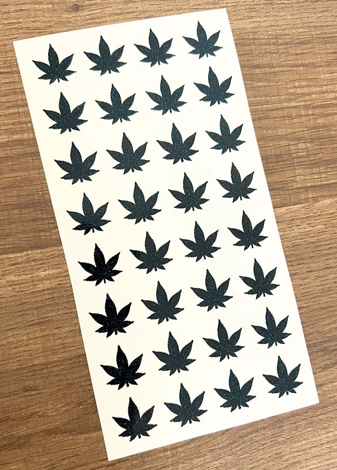 3/4 Inch Marijuana Leaf Sticker Sheet 19mm | Weed Leaf | Pot Leaf | Planner Stickers | Calendar ...