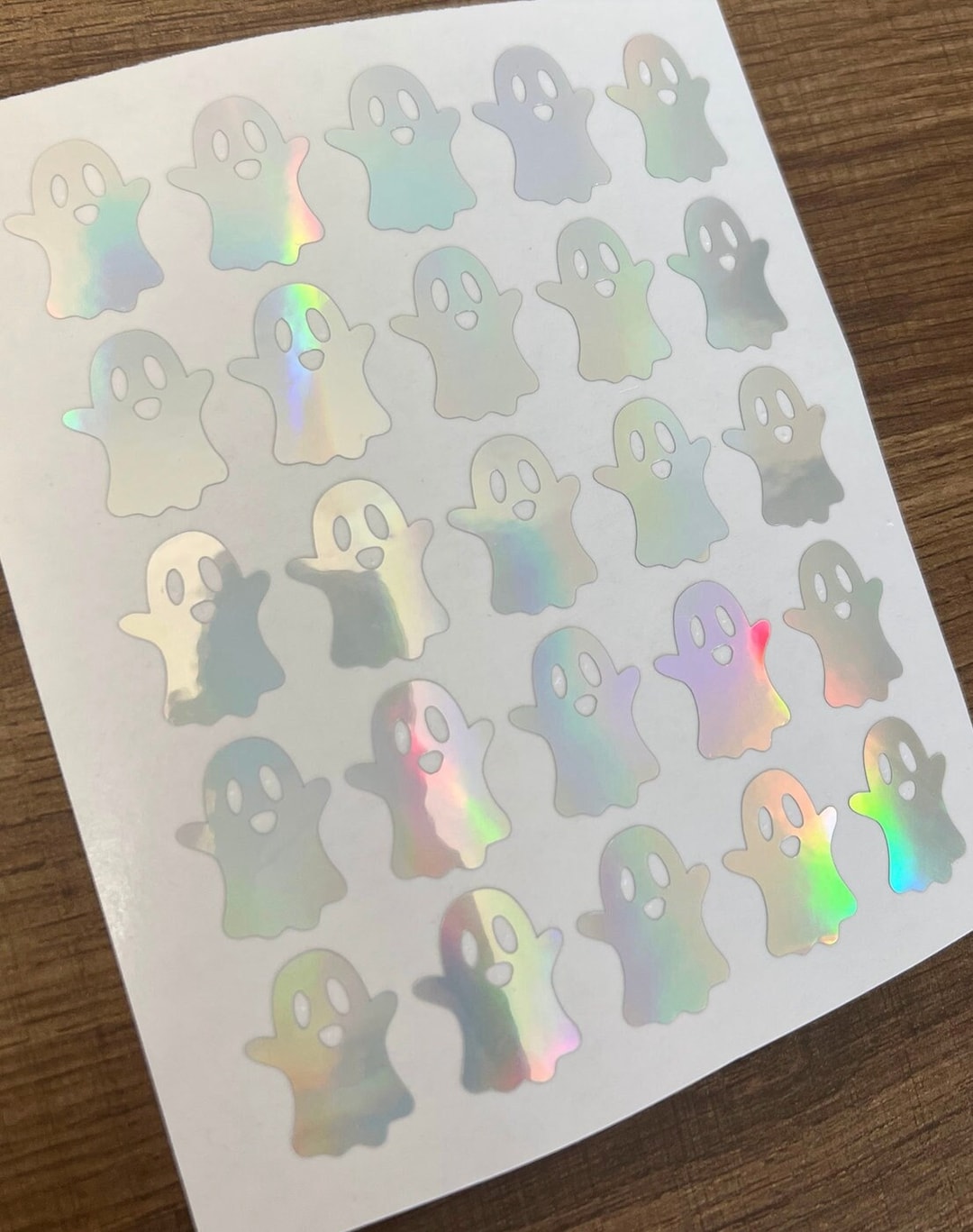 1/2 Inch Mini Ghost Sticker Sheet 13 Mm | Small Stickers | Tiny Ghost ...