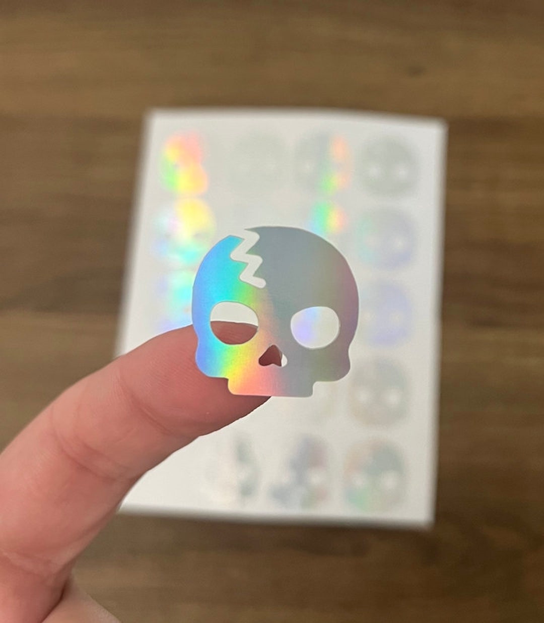 1 Inch Mini Skull Sticker Sheet 25mm | Small Stickers | Tiny Skull ...