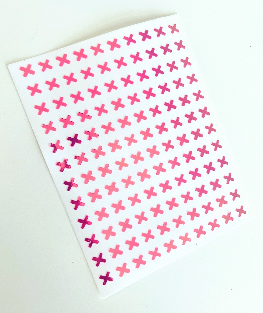 1/4 Inch 6mm Mini X Rounded Edge Sticker Sheet | Small Stickers | Tiny ...