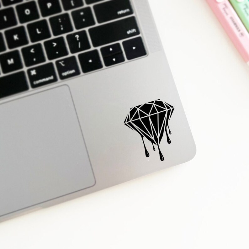 Dripping Diamond Vinyl Decal Sticker Tumbler Cup Car - Etsy