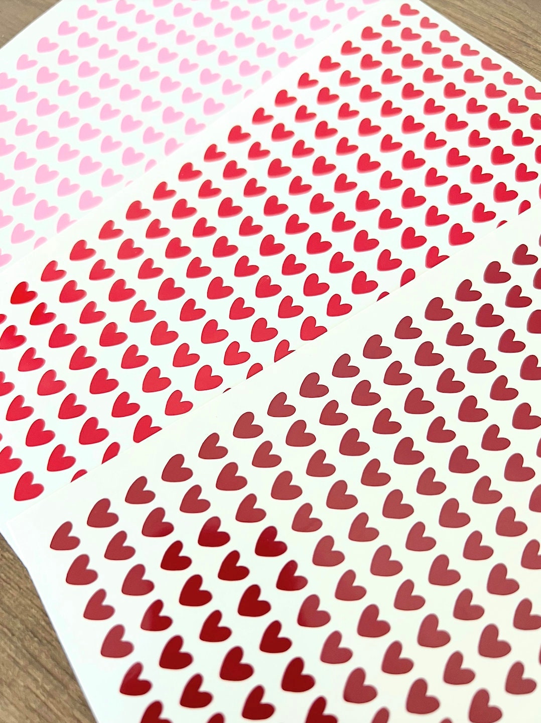1/4 Inch Mini Heart Sticker Sheet 6mm Small Stickers Tiny - Etsy