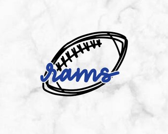 Los Angeles Rams Decal - Etsy