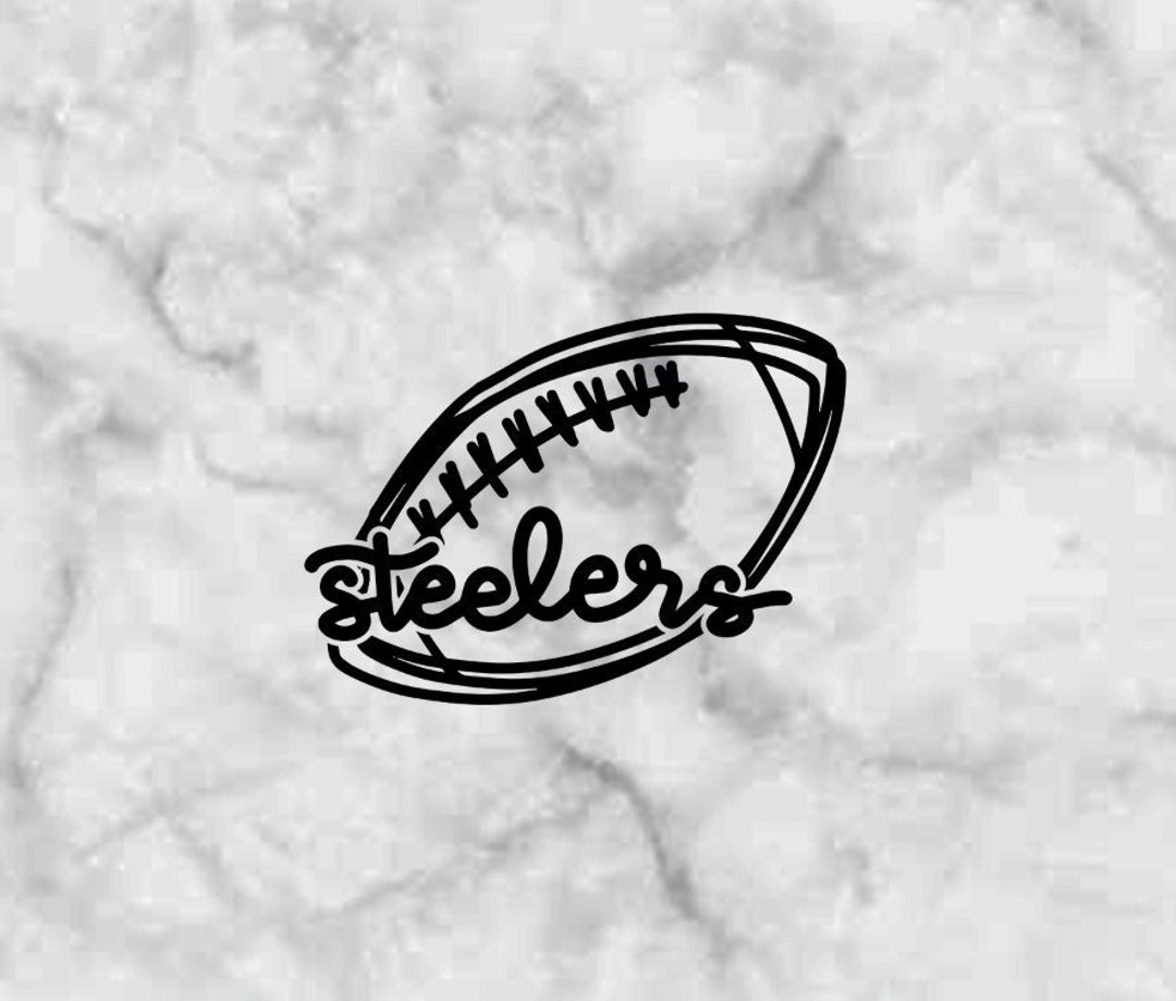 Pittsburgh Steelers Football Vinyl Car Decal, Steeler Nation, Car ...