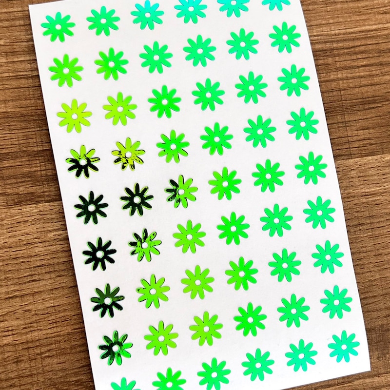 Flocked Stickers - Etsy