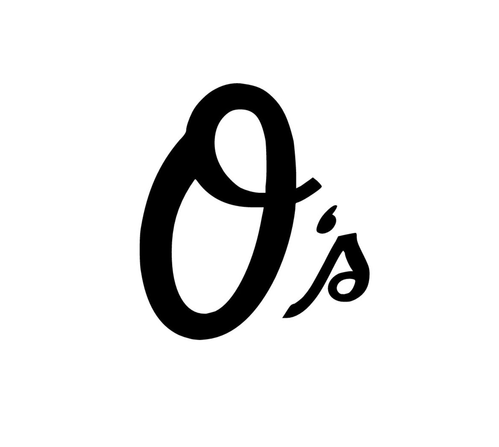 Baltimore Orioles O's Logo Vinyl Car Decal Sticker | Etsy