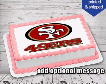 49ers Birthday Cake Topper | Etsy