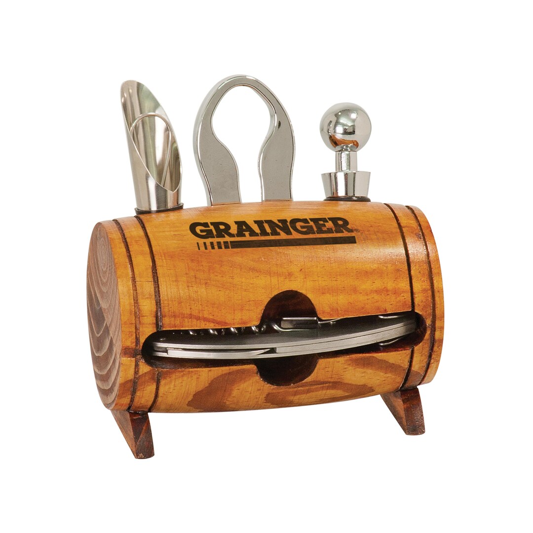 Personalized Wine Barrel Accessory Kit: Stainless Steel Wine Tools - Etsy
