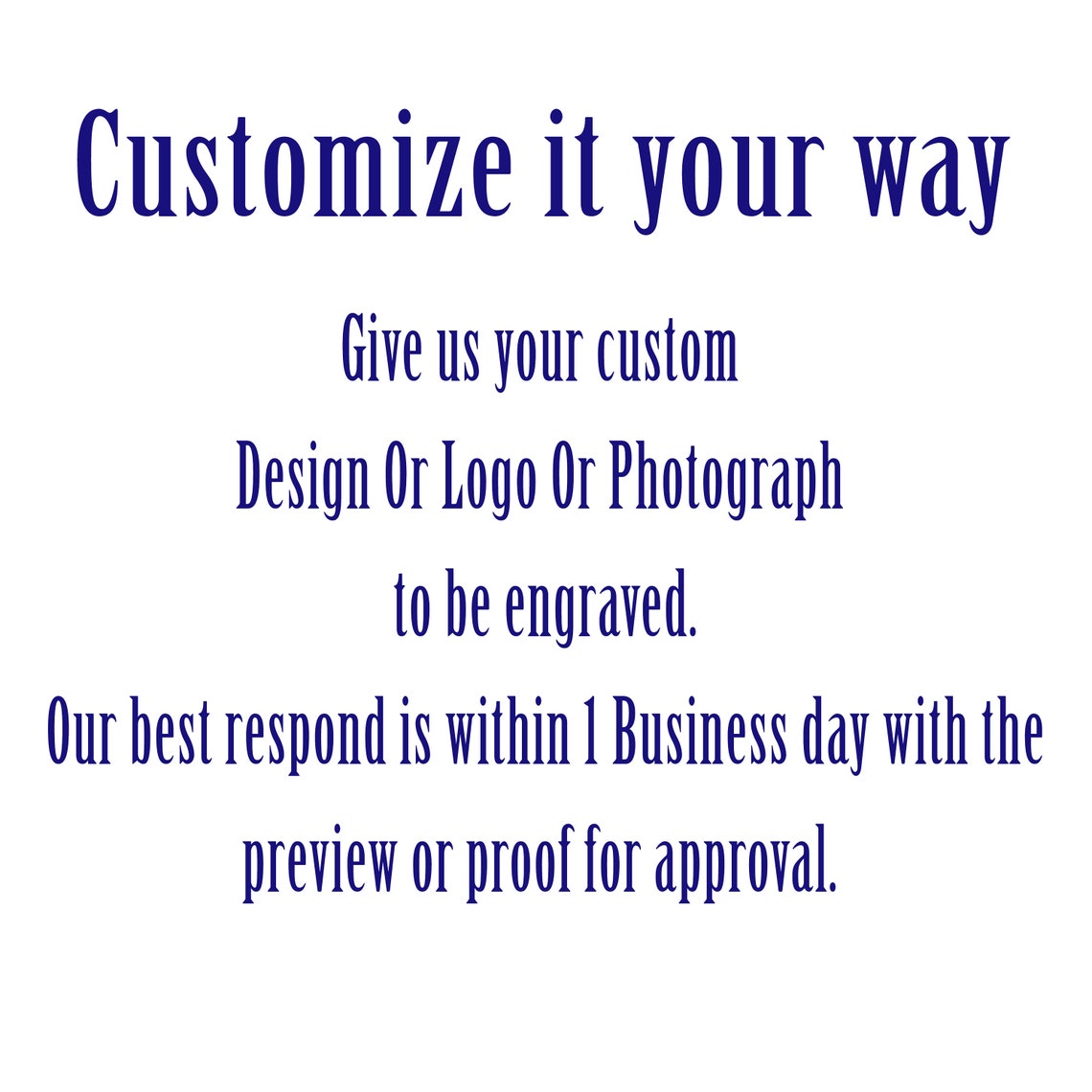 Customize It Your Way Bring Your Own Design to Be | Etsy