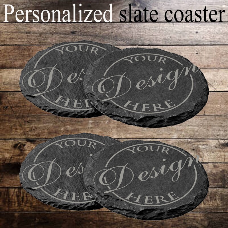 Slate Coasters - Etsy