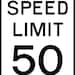 Speed Limit 50 Svg - Etsy