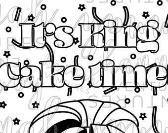 Mardi Gras Coloring Sheet Freebie Lower Elementary Teacher - Etsy