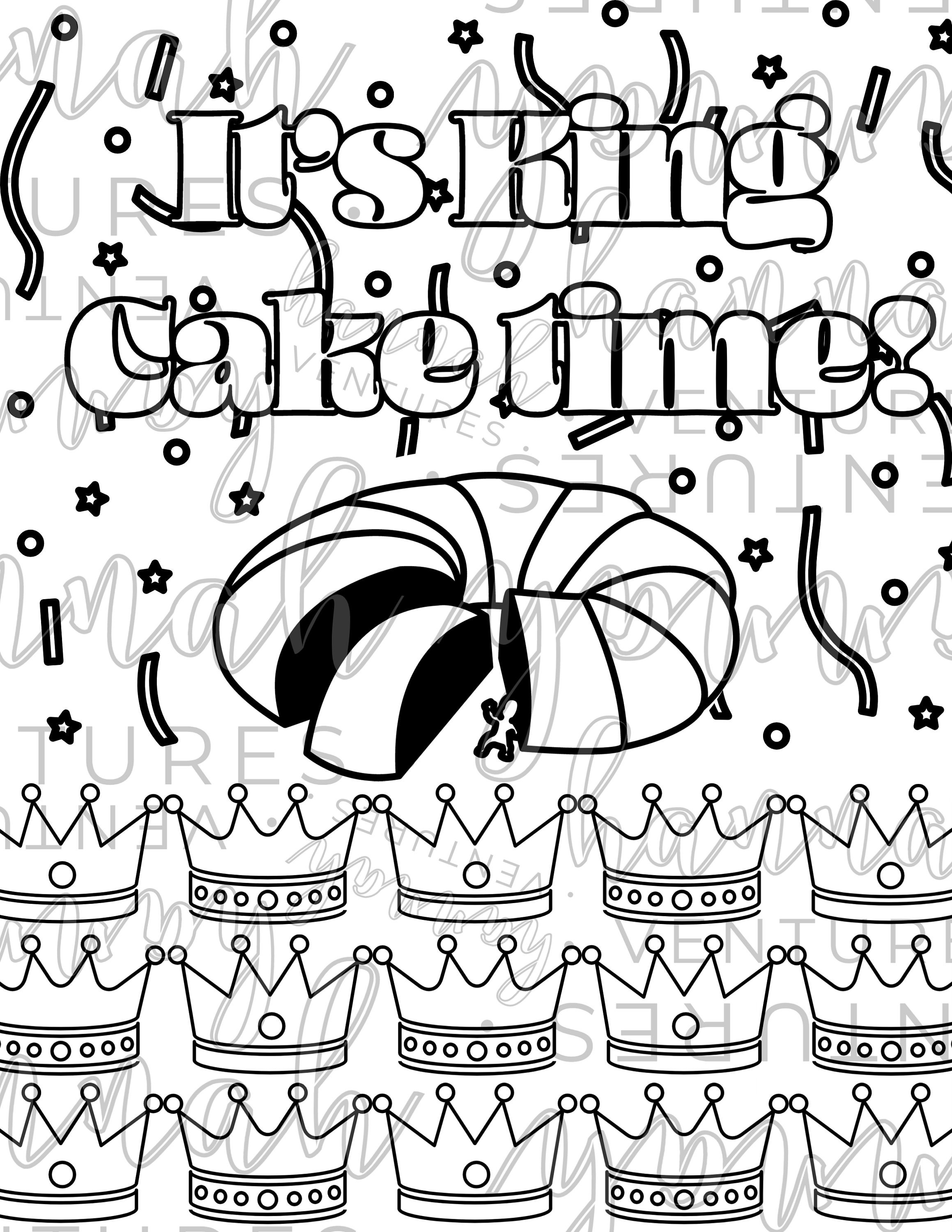 Mardi Gras Coloring Mega Bundle Freebie Elementary Middle High Teacher ...