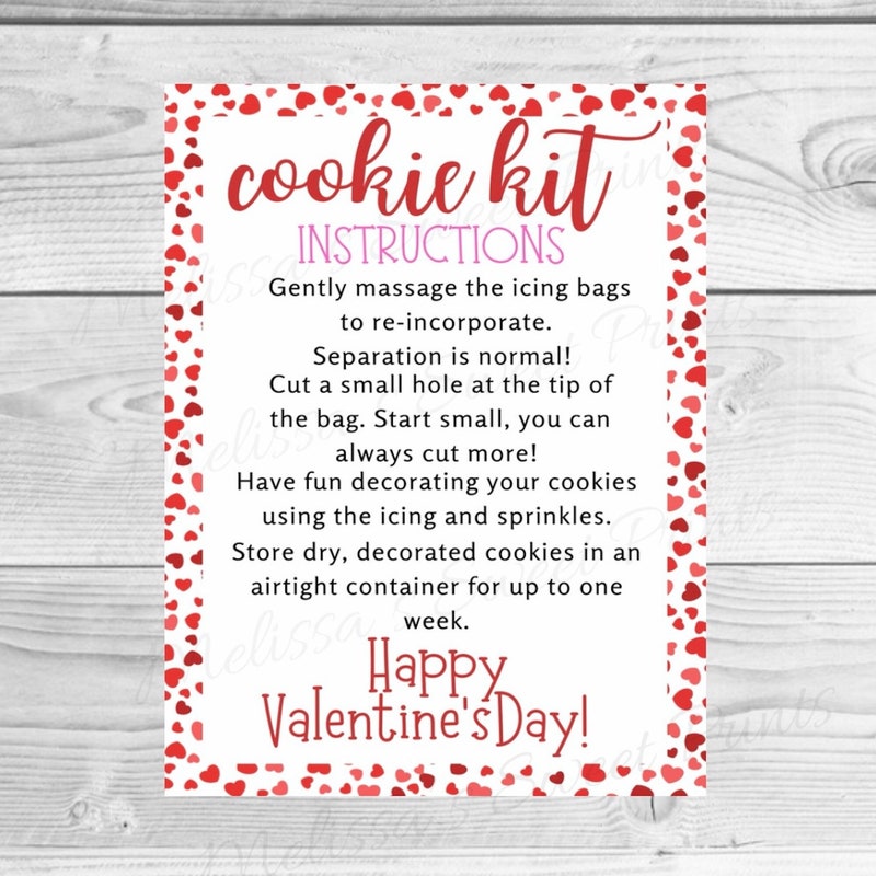 Valentine Cookie - Etsy