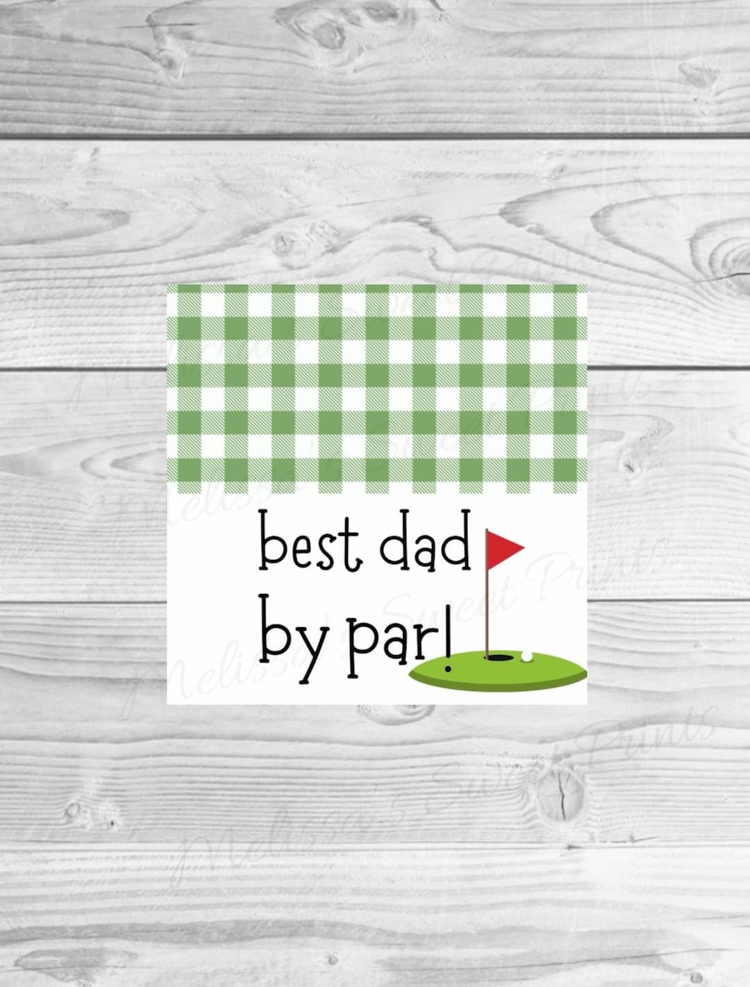 Father's Day Cookie Tags - Best Dad by Par Cookie Tag - Cookie Tags ...