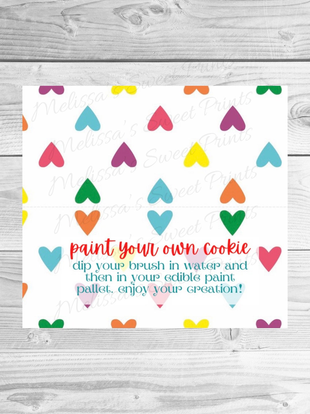 Cookie Bag Toppers - Paint Your Own Cookie Bag Toppers - PYO Cookie ...