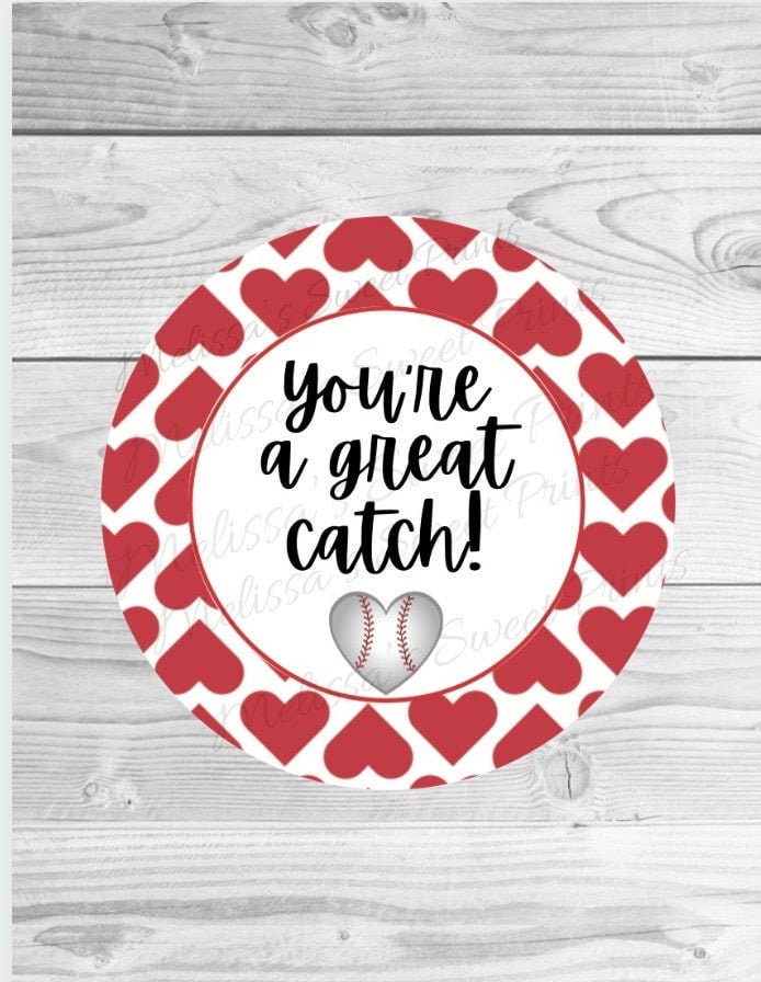 Printable Cookie Tag Cookie Tags You're A Great Catch - Etsy