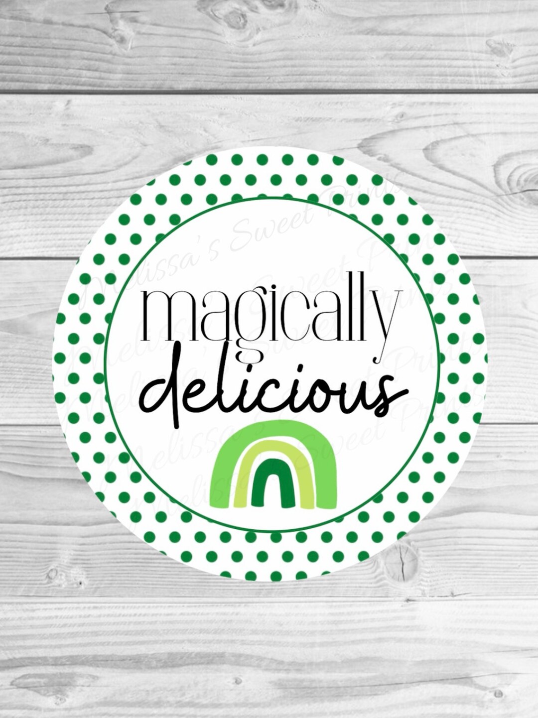 Printable St. Patricks Day Cookie Tag - Magically Delicious Cookie Tag ...